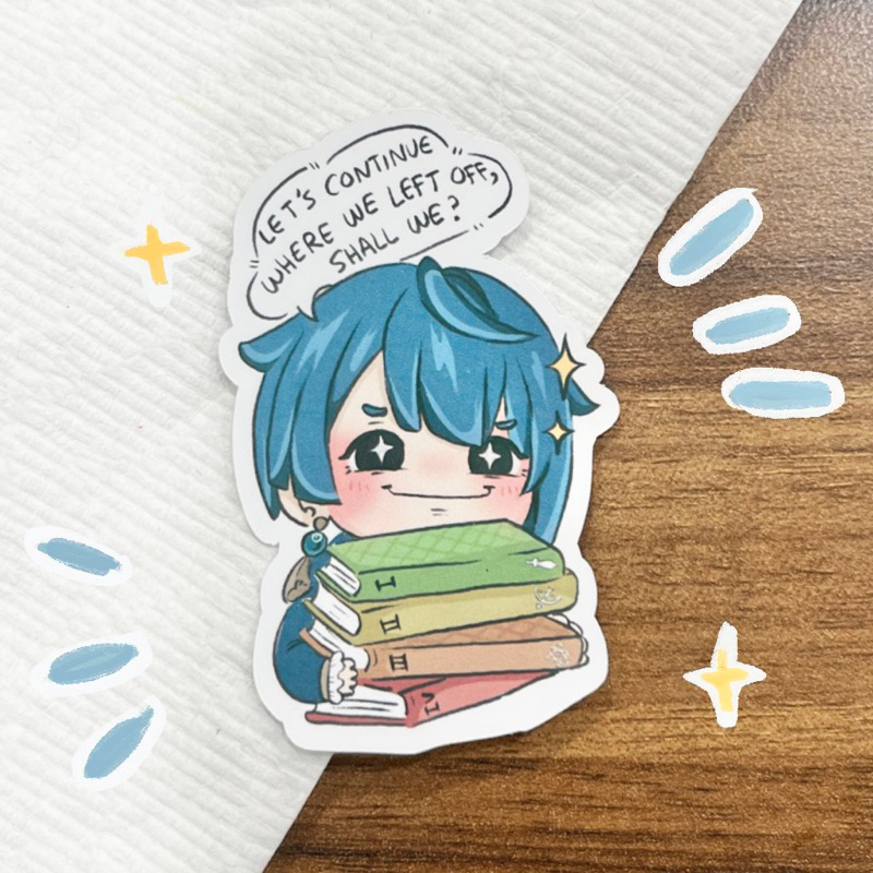 [READY STOCK] Xinqiu Individual Sticker I Genshin Impact Stickers I ...