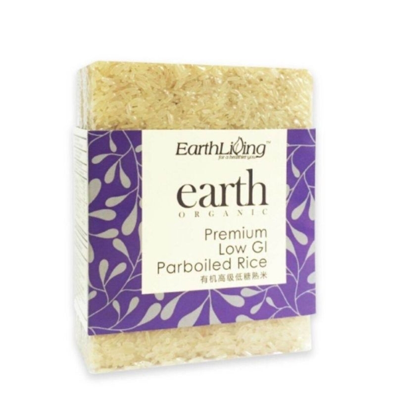 Earth Organic Premium Low GI Parboiled Rice 900g | Shopee Malaysia