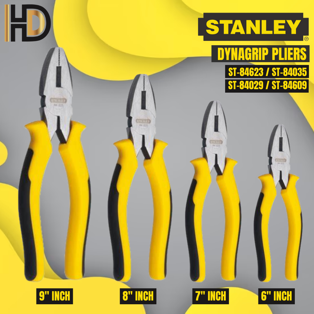 Stanley DynaGrip Linesman Pliers 6''/7''/8''/9''/ ST-84623 /ST-84035 ...