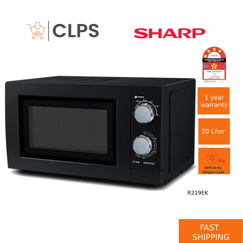 Sharp Microwave Oven 20L R219EK R219 | Shopee Malaysia