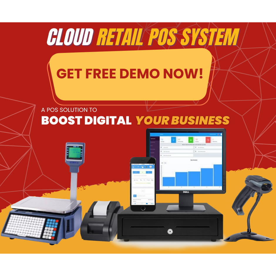 FULLSET POS SYSTEM XIDEAPOS STANDALONE/LIFETIME VERSION/SET PC/PRINTER ...