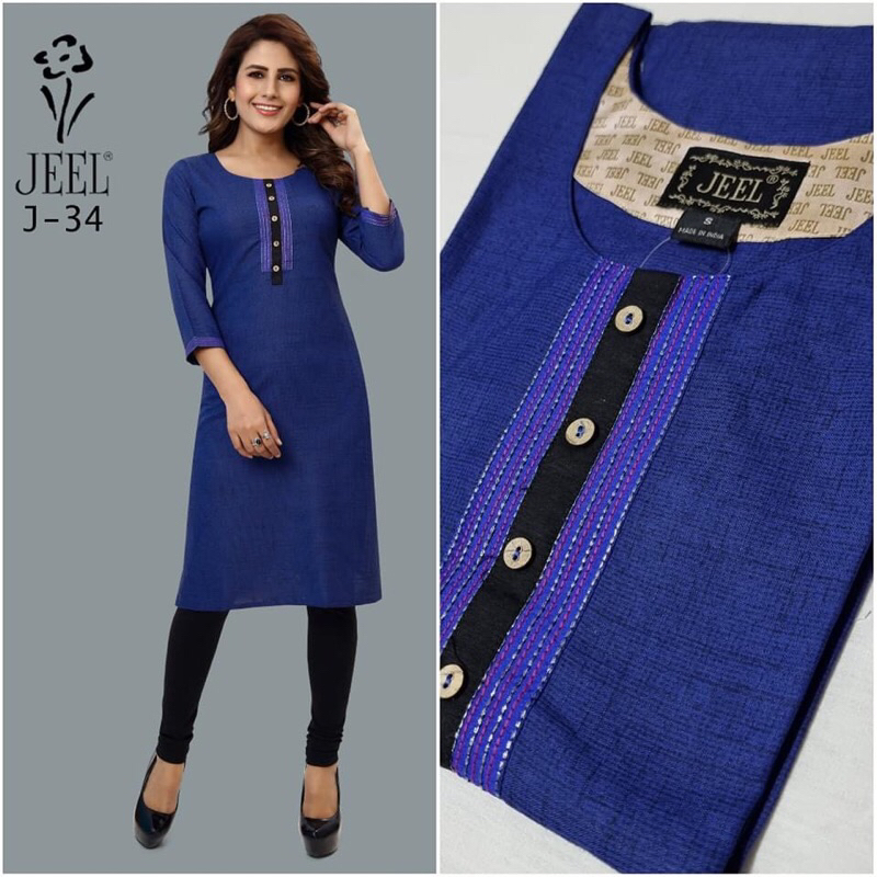 Jeel soft Cotton Kurtis | Shopee Malaysia