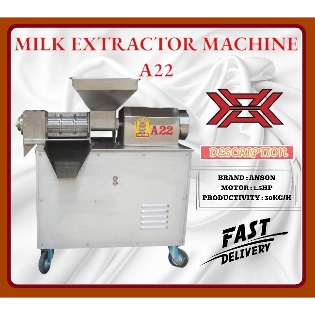 HINCO COCONUT MILK EXTRACTOR MACHINE A22 / MESIN PERAH SANTAN / MESIN ...