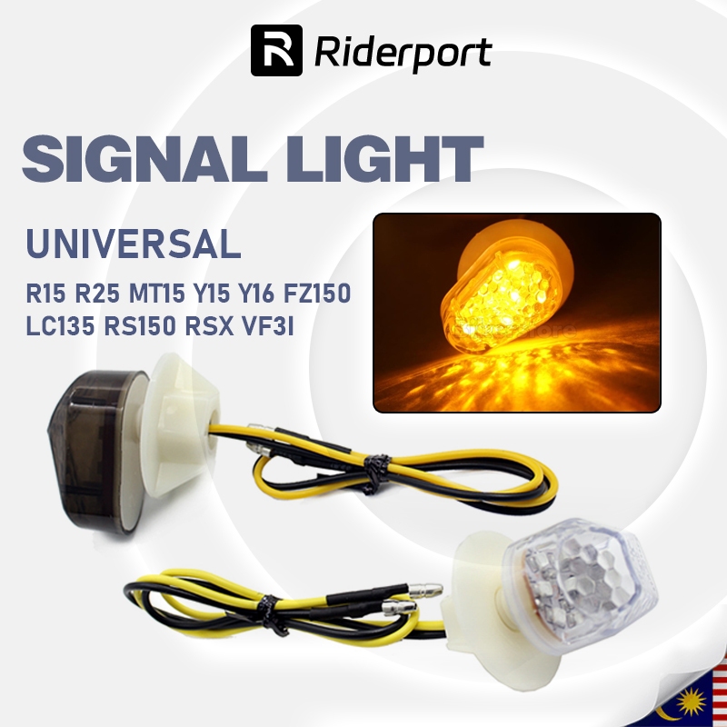 Led Signal Tampal Universal Faring Lampu Signal Mini R15 R25 Mt15 Y15 ...