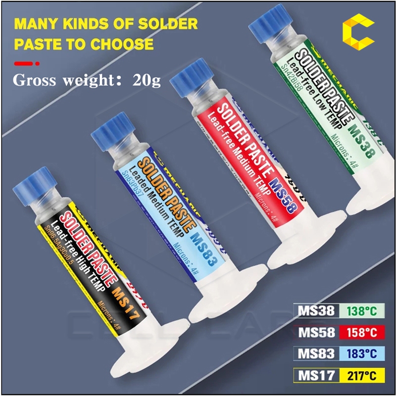 MECHANIC SOLDER PASTE XG 50 42GM WITH SCRAPER WELDING PASTE FLUX FOR ...