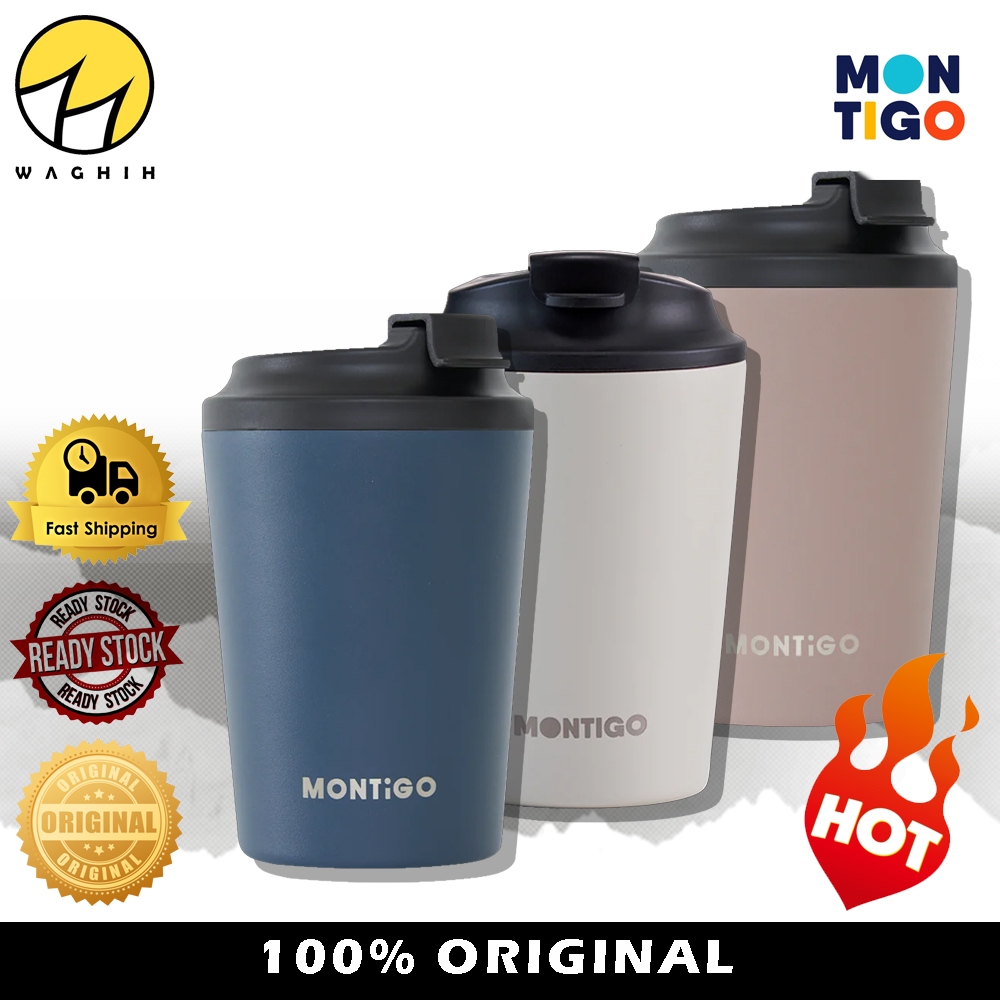 🔥100% ORIGINAL🔥MONTIGO SENSE COFFEE CUP 340ML CAMPING HIKING THERMO ...