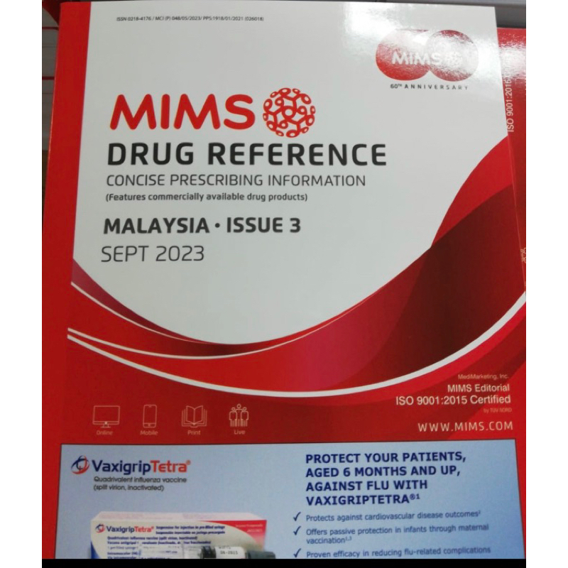 MIMS Drug Reference LATEST SEP 2023 | Shopee Malaysia