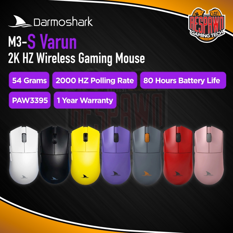 Darmoshark M3S Varun Wireless Gaming Mouse | Shopee Malaysia
