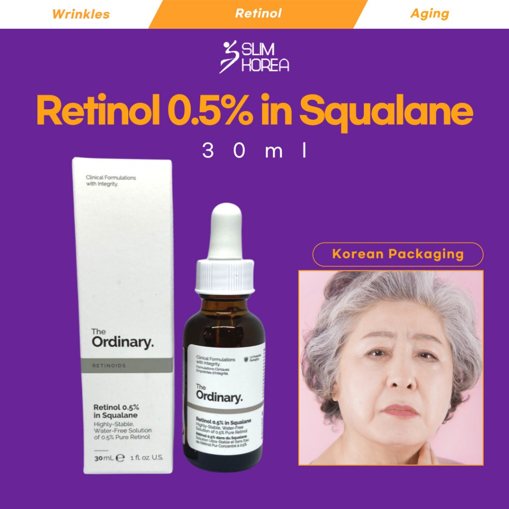 TO Retinol 0.5% (30ml) DECIEM aging retinoid retinal wrinkles | Shopee ...