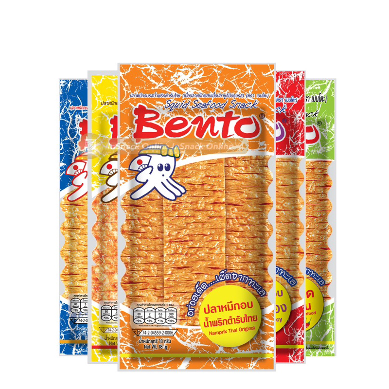 Thailand Bento Squid Snack Spicy 18g (Big Pack) Halal | Shopee Malaysia
