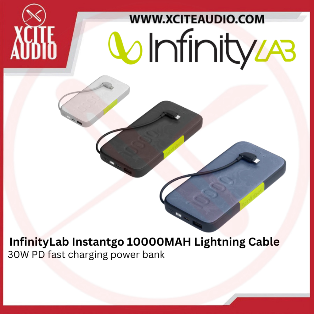 InfinityLab InstantGo 10000 Lightning Cable 30W PD Ultra Fast Charging ...