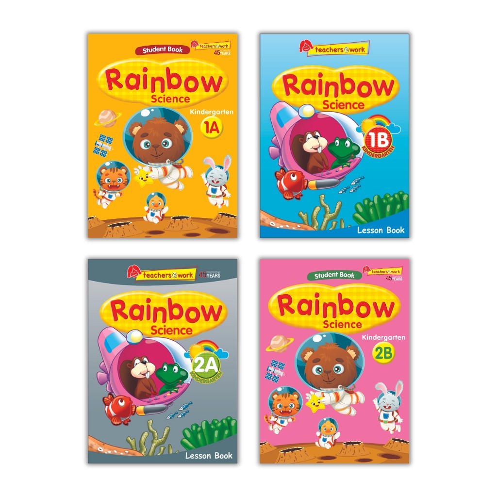 SAP Publications Rainbow Pre-School Science Assessment Books K1-K2 ...