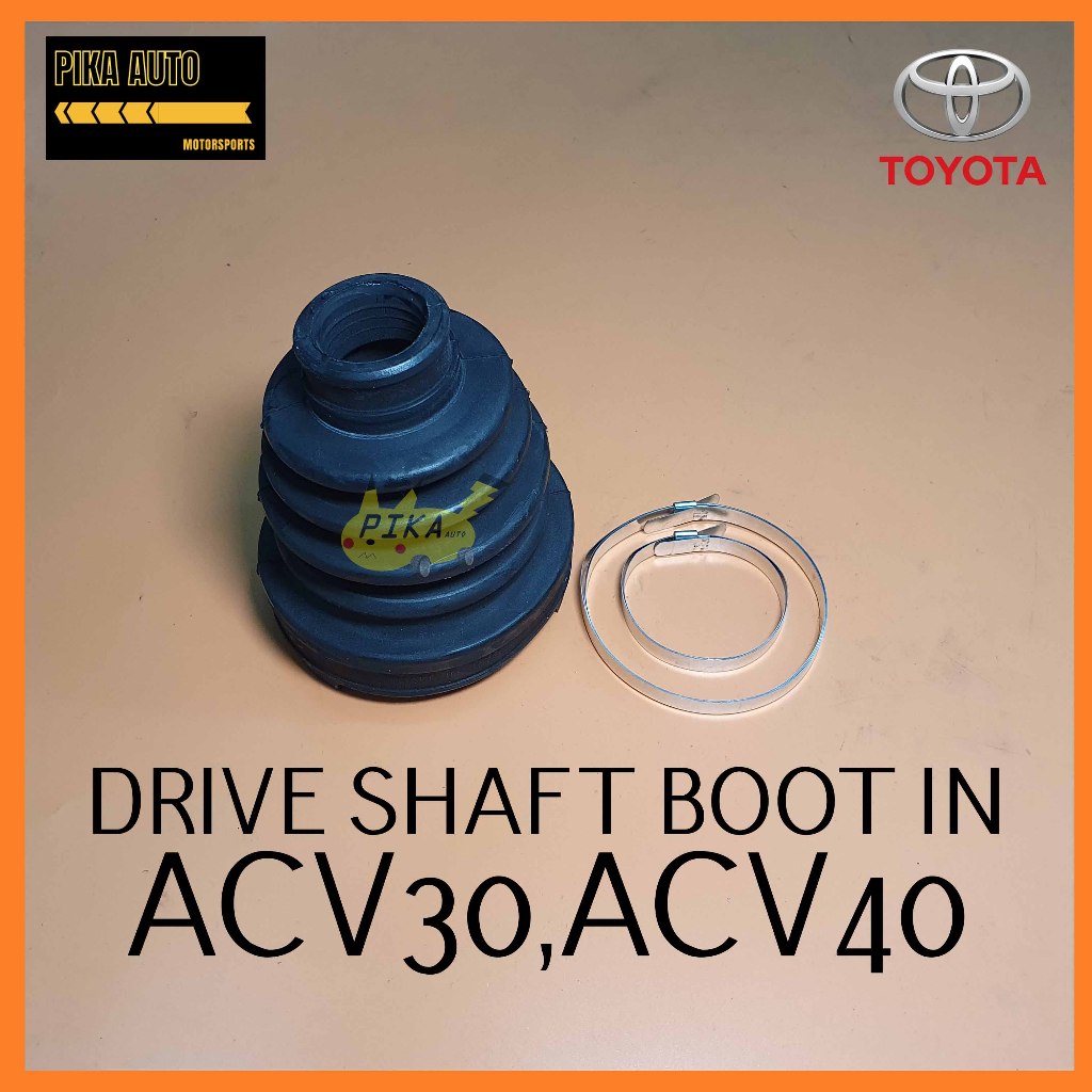 TOYOTA ACV30,ACV40 DRIVE SHAFT BOOT IN 43448-20080 | Shopee Malaysia