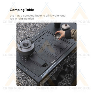 ShineTrip IGT Free Combination Foldable Table A440-H00 Black Mist ...