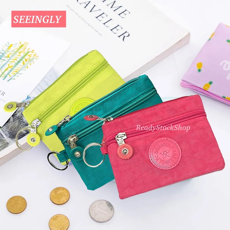 Ready Stock!! SEEINGLY Women Coin Purse (S) Lady Short Purse Coin Pouch ...