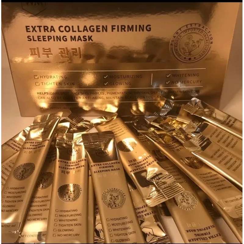 EXTRA COLLAGEN MASK KOREA 💯 ORI EXP 2026 FREE EXTRA SACHETS | Shopee ...