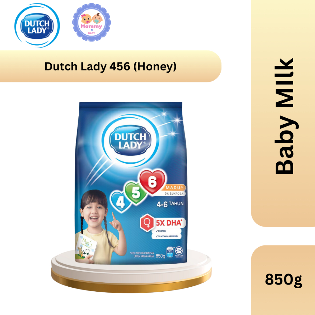 Dutch lady 456 (honey) 850g | Shopee Malaysia