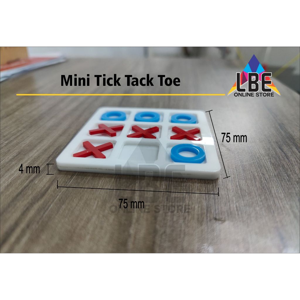 Mini Tick Tack Toe Acrylic Toys For Kids | Shopee Malaysia
