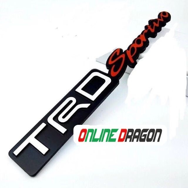 TRD SPORTIVO 3D Car Sticker Logo Emblem | Shopee Malaysia