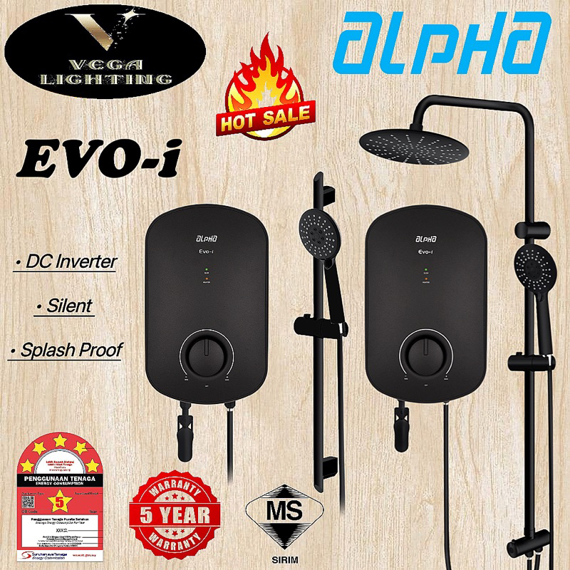 Alpha EVO-i / Water Heater / DC Inverter Pump / Silent Pump | Shopee Malaysia