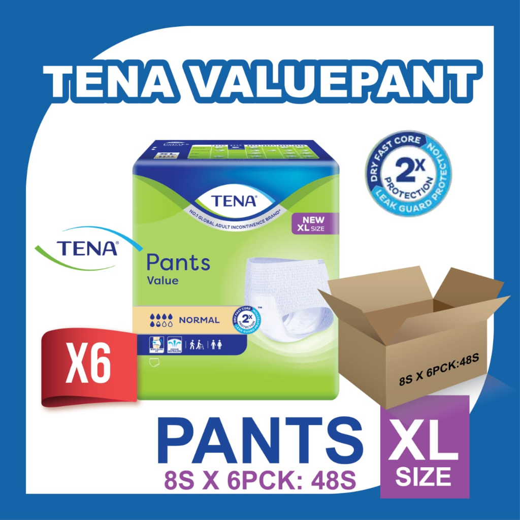 (READY STOCK) TENA Pants / Tape Value Adult Diaper (M / L / XL) | Shopee Malaysia