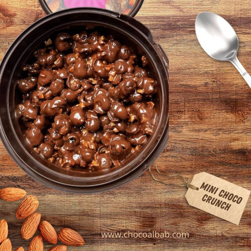 Choco Albab Choco Tub With Almond - Choco Rice, Choco Ball, Mini Crunch ...
