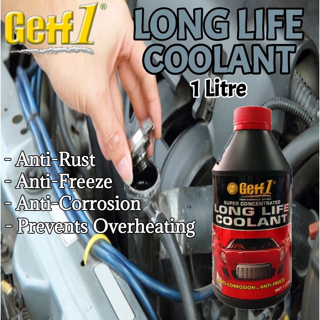 Getf1 Long Life Car Racing Radiator Coolant 1L 100% glycol red coolent ...