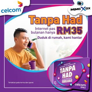 ♕VVIP NUMBER♕ Celcom Xpax New Prepaid Sim Card Unlimited Internet ...