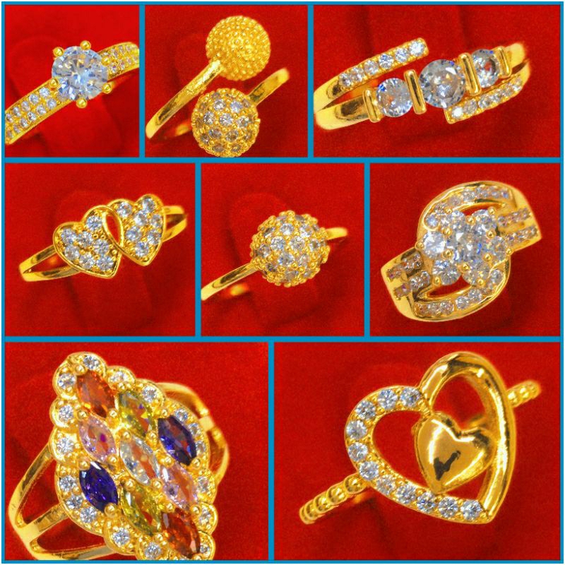 💥ADA COP 916💥(RCE29) EMAS BANGKOK ADULT RING WITH CUBIC ZIRCONIA STONE ...