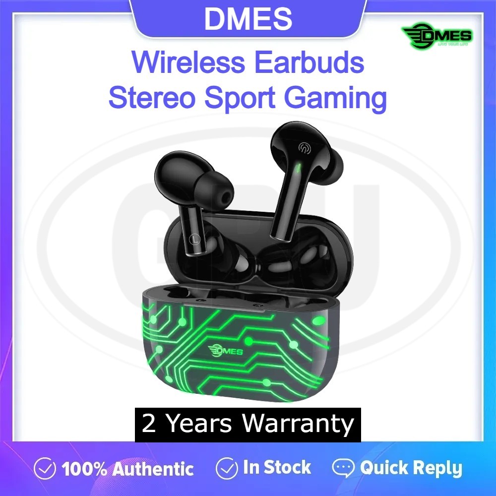 DMES Wireless Earbuds Stereo Sport Gaming Bluetooth 5.3 TWS Earbuds ...