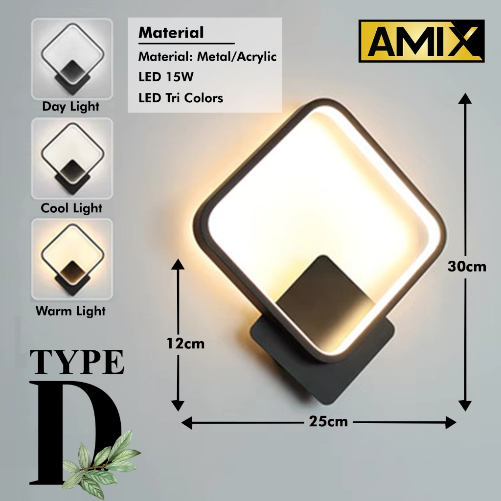 Wall Lamp/ Indoor Wall Light /E27 Lampu Dinding/Lampu Hiasan/Home Decor ...
