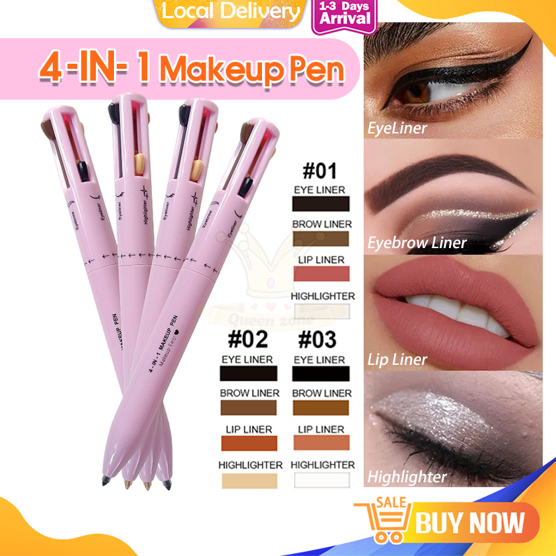 4 in 1 Makeup Pen Touch Up Pen Makeup Eyebrow Pencil Waterproof Makeup ...