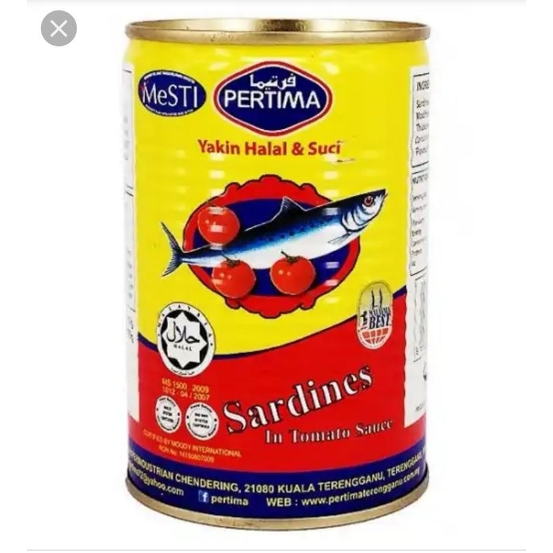 Pertima Sardin 230gm | Shopee Malaysia
