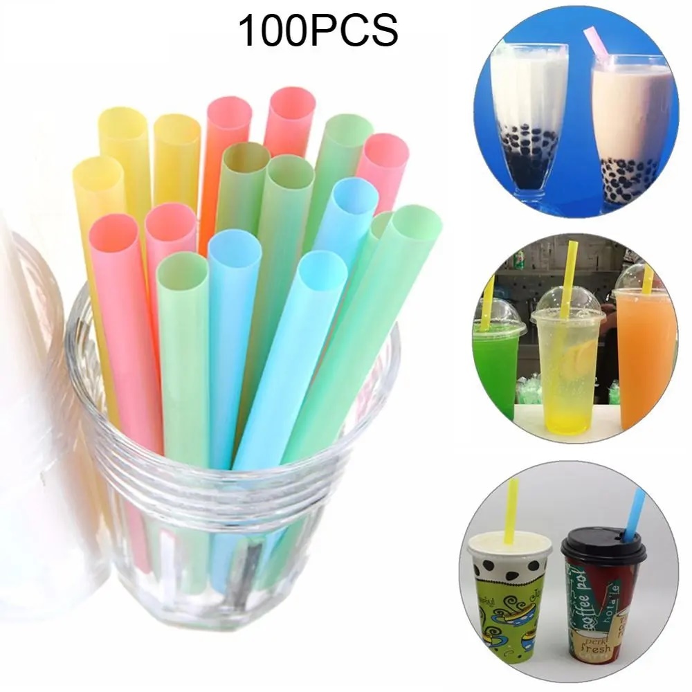 (45pcs±) 7" Colour Giant Straw Plastic Straw Flat / Straw Besar / Boda ...