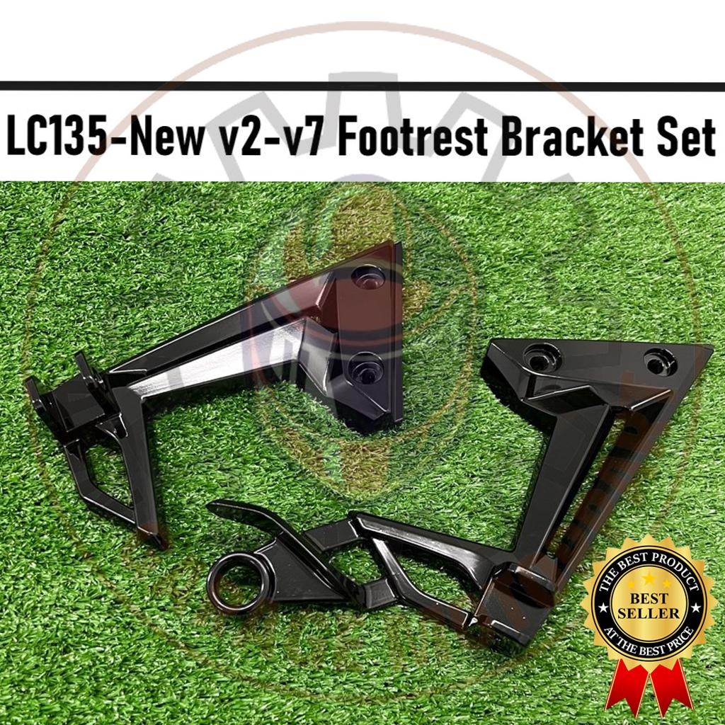 💯🔥 YAMAHA LC135 NEW V2 V3 V4 V5 V6 V7 REAR FOOTREST BRACKET BELAKANG L/R BLACK | Shopee Malaysia