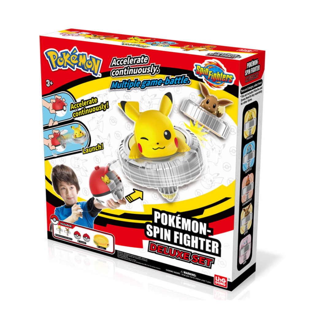 Ling Dong Pokemon - Spin Fighter Deluxe Set | Shopee Malaysia