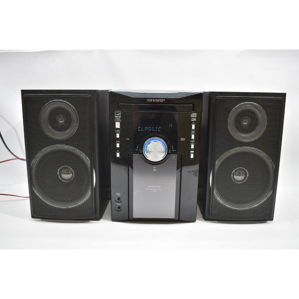 Sharp XL-DK257N Micro Component Stereo 2PCS 1 SET Speakers Woofer ...