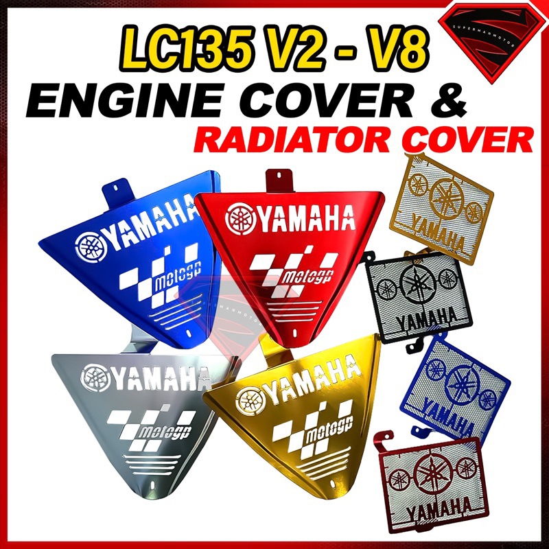 LC135 V2-V7 V8 FI ENGINE COVER RADIATOR COVER COOLANT COVER COLANT NET ...
