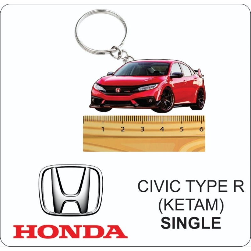 honda civic typeR type R 2d keychain civic ketam | Shopee Malaysia