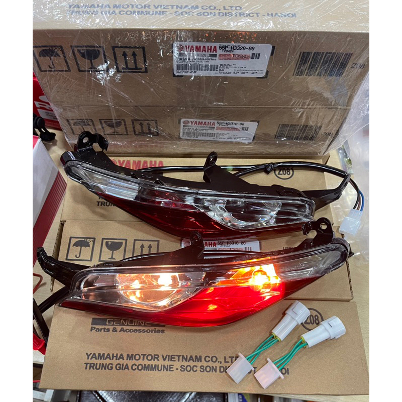 ORIGINAL YAMAHA VIETNAM -Yamaha Lc135 V4-V7 Signal SET Vietnam Front Signal Depan exciter135 ...