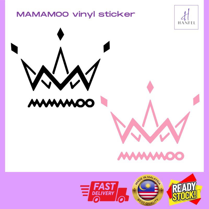 MAMAMOO logo premium vinyl sticker ( Die-cut) | Shopee Malaysia