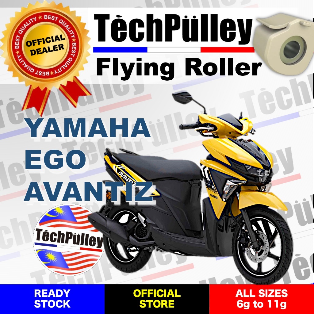 𝑻𝒆𝒄𝒉𝑷𝒖𝒍𝒍𝒆𝒚 𝑺𝒄𝒐𝒐𝒕𝒆𝒓 𝑹𝒐𝒍𝒍𝒆𝒓 for YAMAHA EGO AVANTIZ Tech Pulley Flying Roller Terbang Bersayap ...