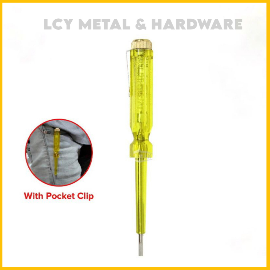 [IRON BULL] TEST PEN ELECTRICAL AC VOLTAGE DETECTOR SCREWDRIVER ...
