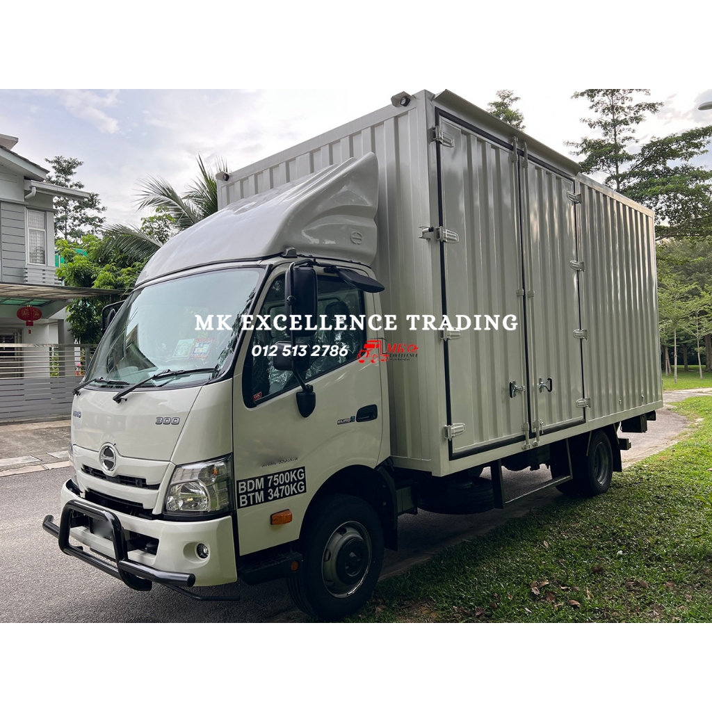 2024 New Hino Corrugated Box Truck Box Van Lorry Lori Corrugated Box ...