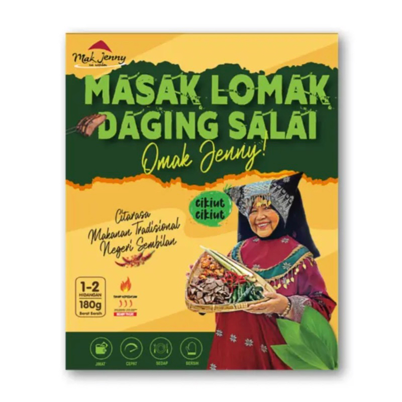 Masak Lemak Daging Salai Omak Jenny Readystock Shopee Malaysia