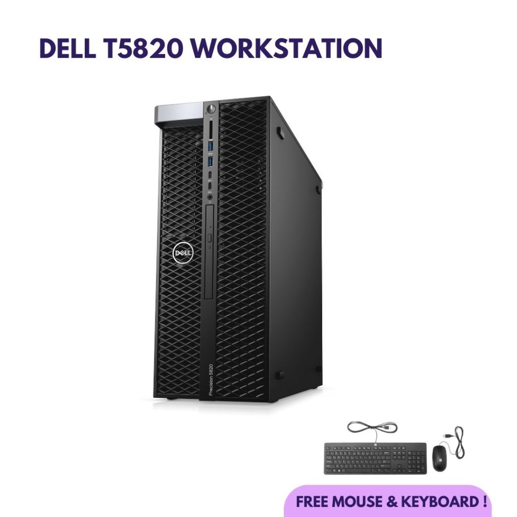 DELL PRECISION 5820 XEON W-2123 3.6GHZ 32GB DDR4 ECC 500GB NVME K2200 ...