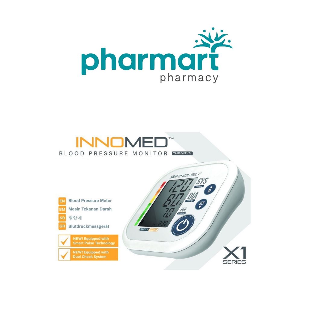 Innomed X1 Blood Pressure Monitor ( 5 years Warranty ) | Shopee Malaysia