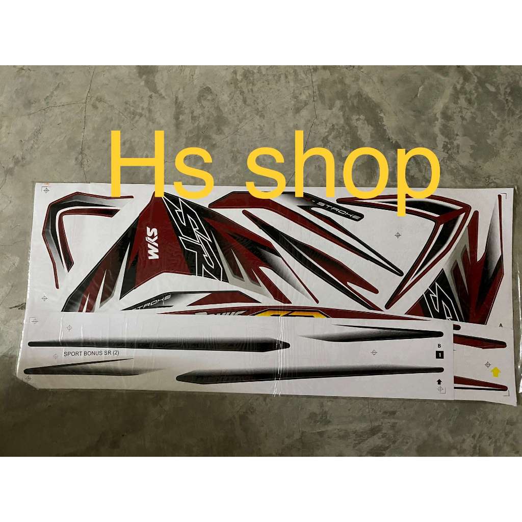 SYM SPORT-BONUS STICKER (2) // SPORT BONUS SR 110 115 BODY STICKER ...
