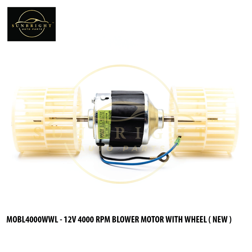 12V 4000 RPM BLOWER MOTOR WITH WHEEL ( NEW ) | Shopee Malaysia