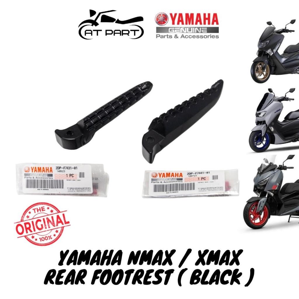 NMAX V1 / NMAX V2 / XMAX V1 / XMAX V2 REAR FOOTREST BLACK (PAIR - L & R ...